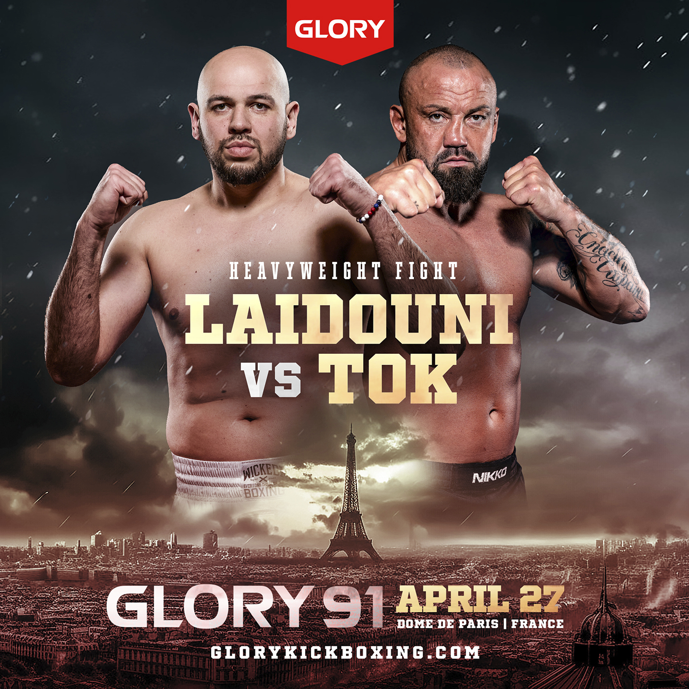 GLORY 91 : Sofian Laïdouni prêt à faire trembler le Dôme de Paris - Les ...