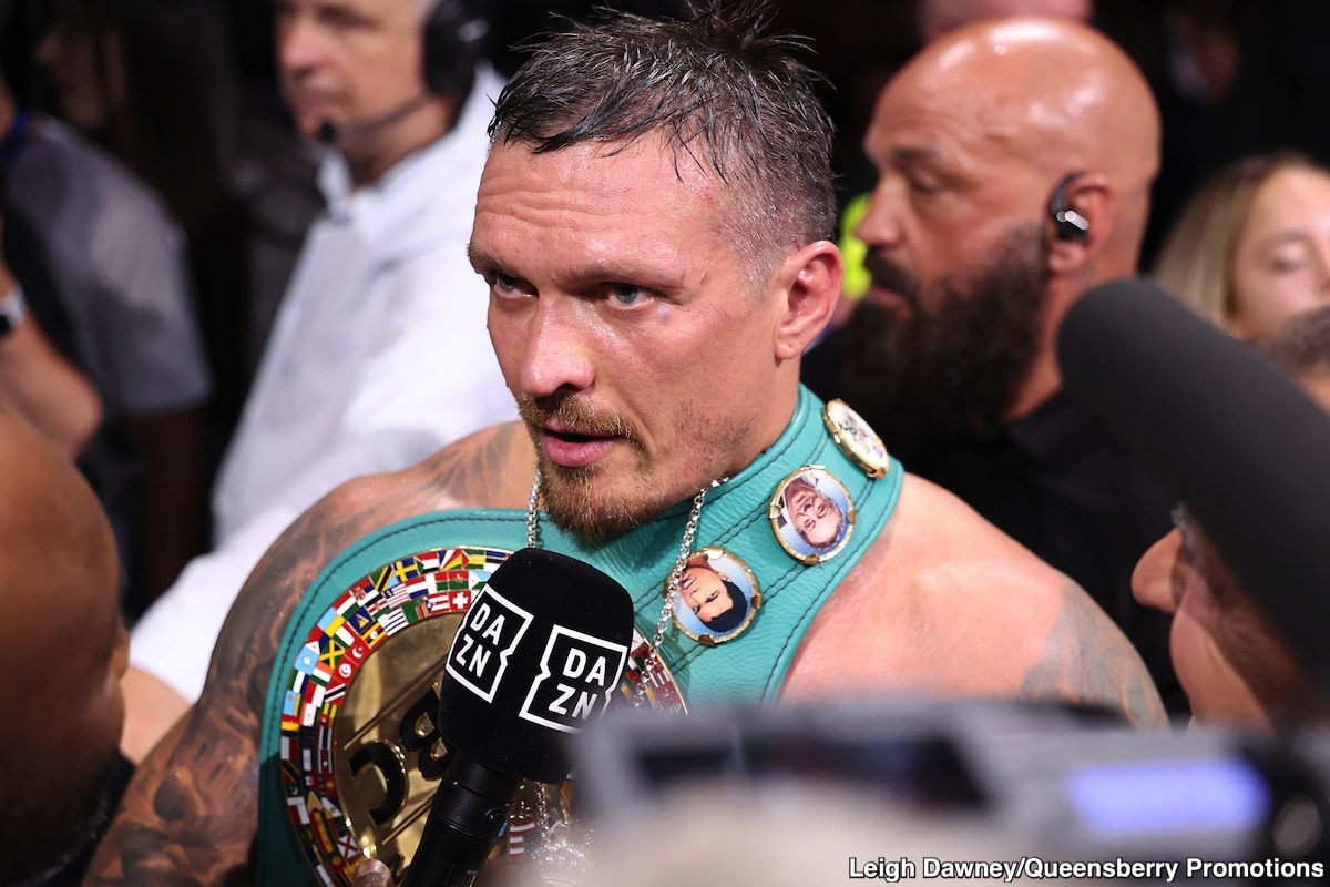 Frank Warren révèle quand aura lieu le combat entre Oleksandr Usyk vs ...