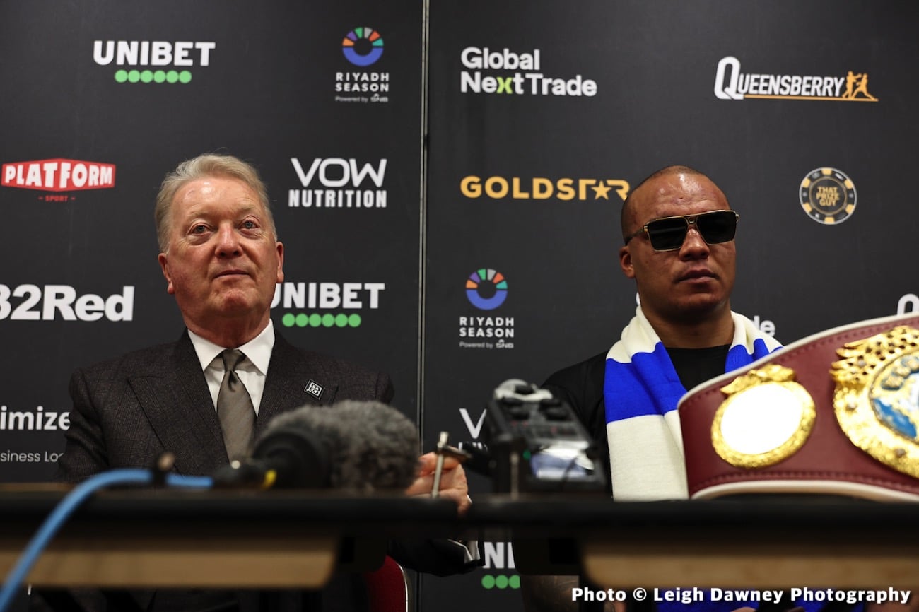 Frank Warren à propos de Fabio Wardley : « C’est un guerrier, il peut ...